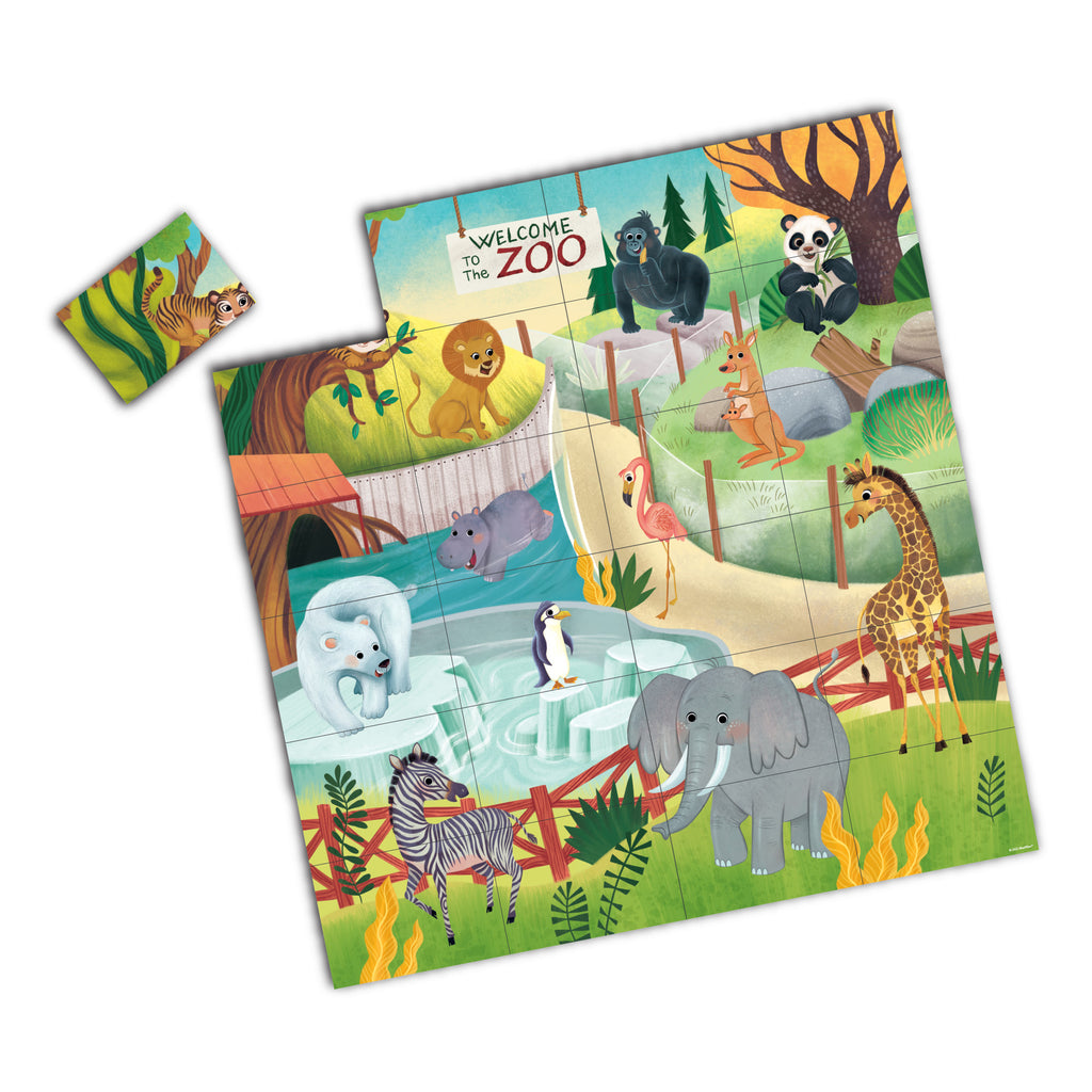 Zoo Animal Puzzle & Match Up Game