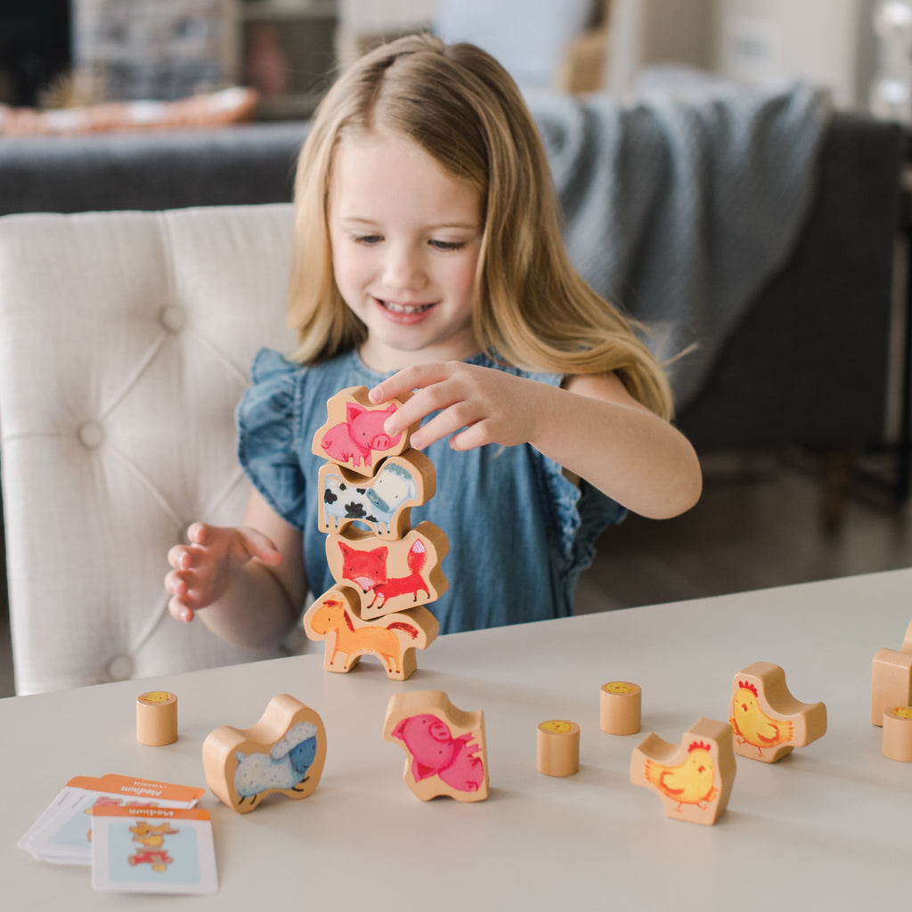 Stack Your Chickens - A wooden balancing game